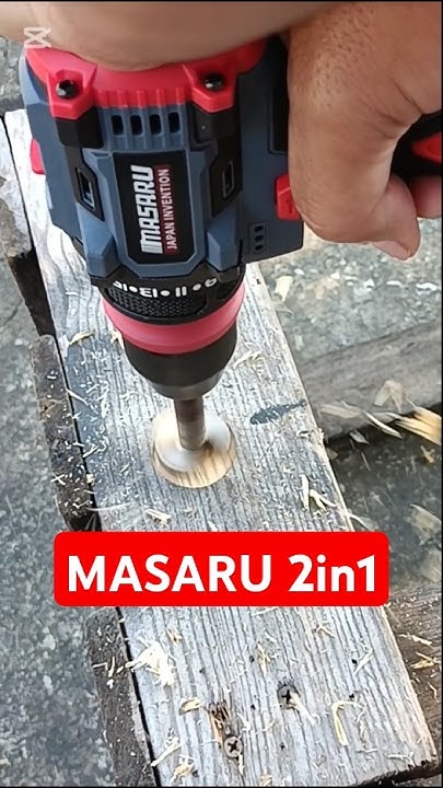 สว่านไขควงไร้สาย MASARU - YouTube