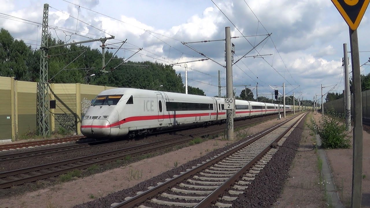 ICE 588 von München Hbf (ICE 2/BR 402) - YouTube