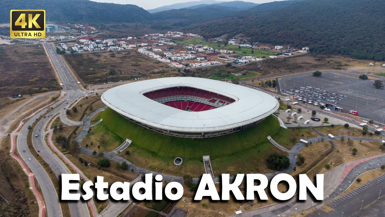 Estadio Akron en Guadalajara, Jalisco 🇲🇽 4K Drone - YouTube