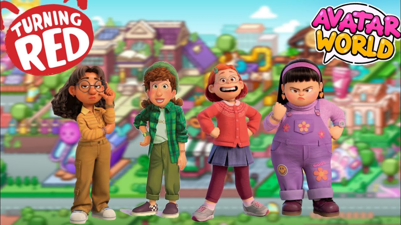 Turning Red in Avatar World #avatarworld #tocaboca #turningred #pazu ...