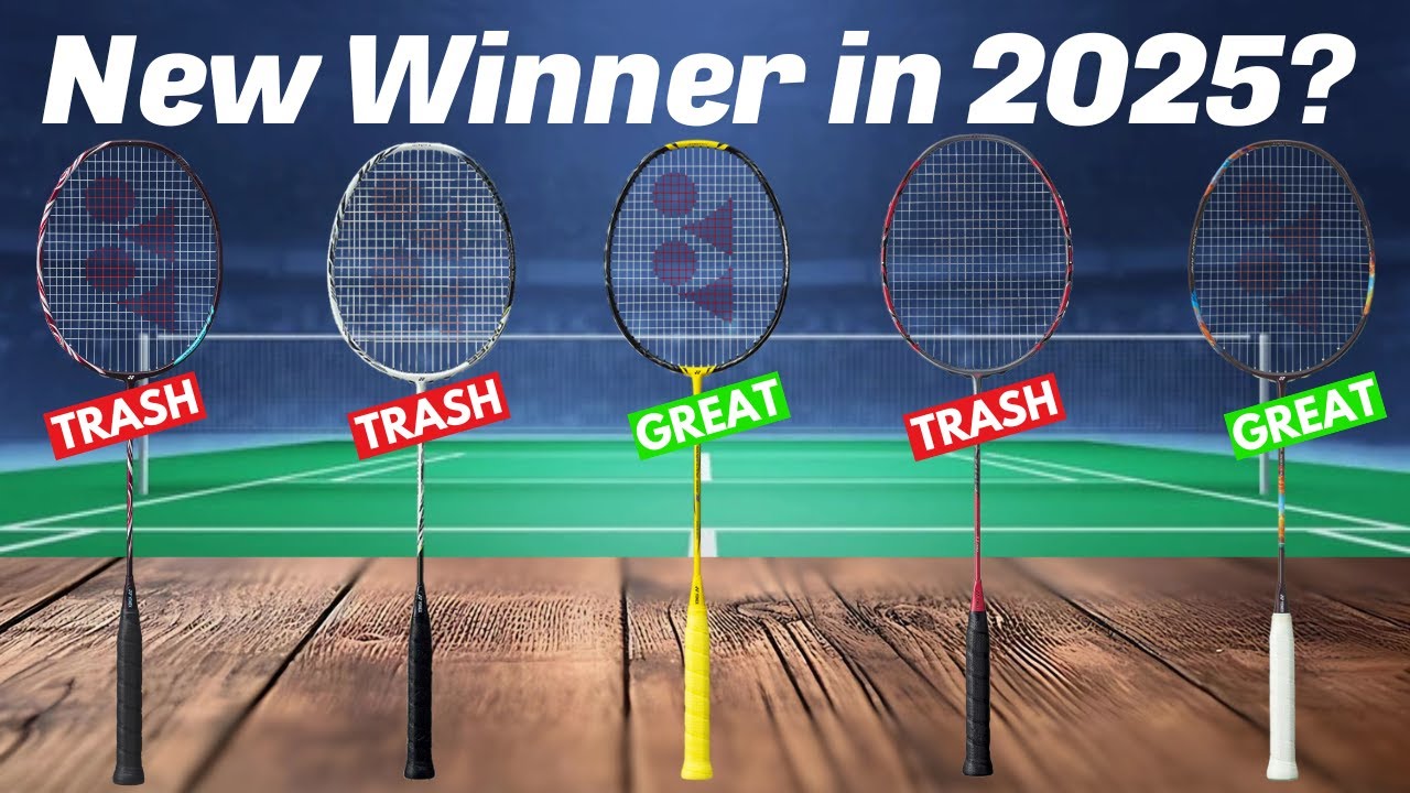 6 Best Yonex Badminton Rackets 2025 - Who Takes The #1 Spot? - YouTube