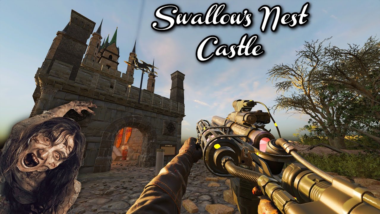 Bo3 New Custom Zombies Swallow's Nest Castle - YouTube