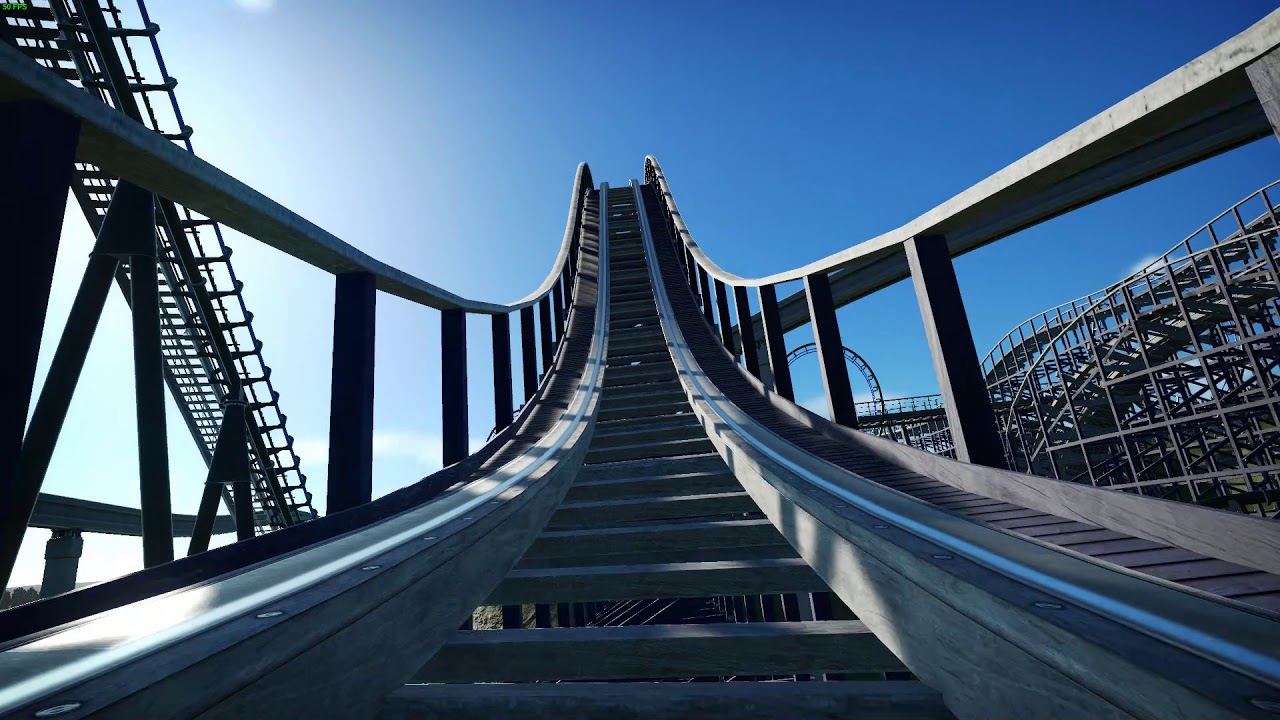 2 coasters 1 monorail - YouTube