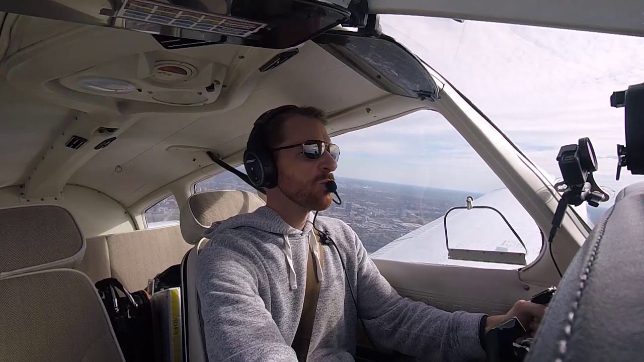 1st flight as licensed pilot - YouTube