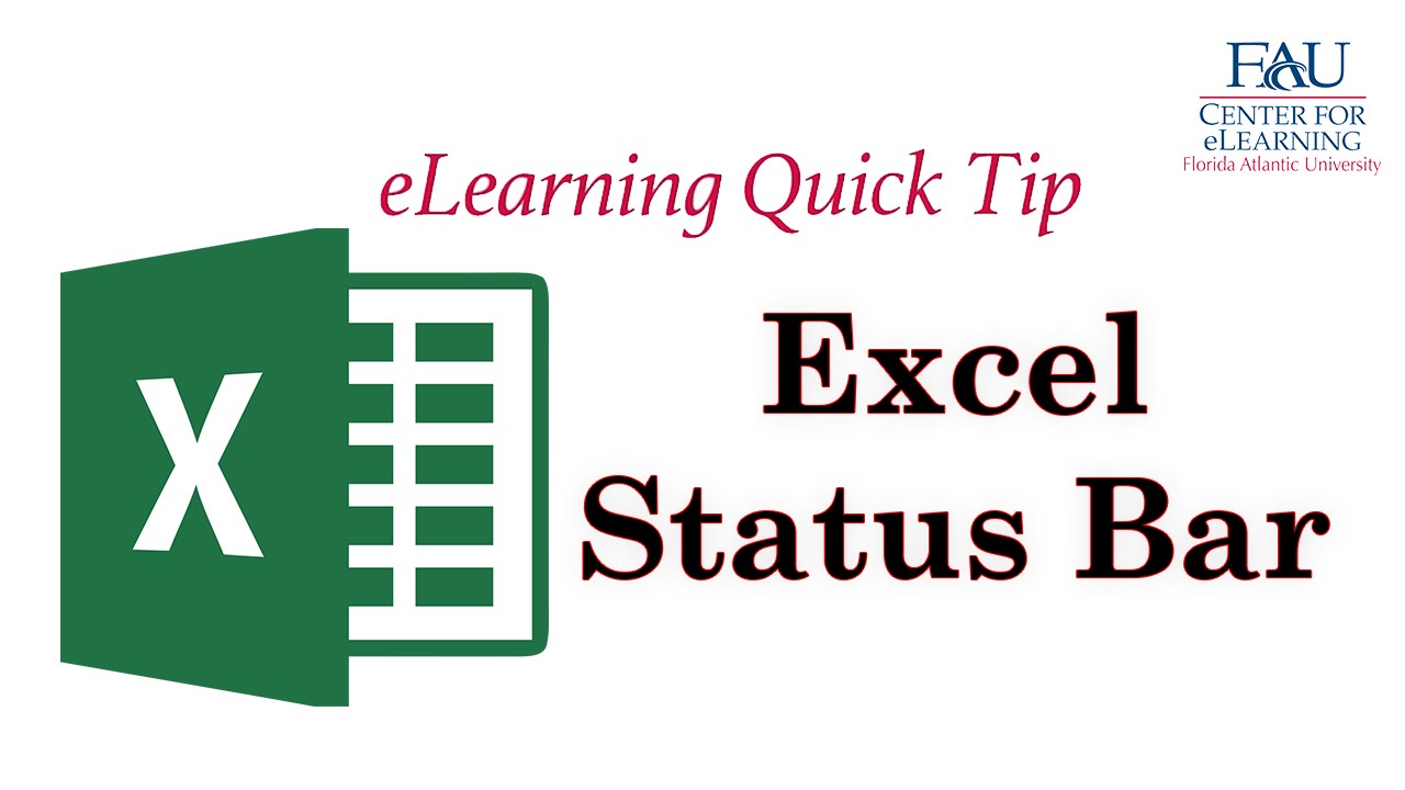 Quicktip Using The Status Bar In Excel 2016 YouTube quicktip-using-the-status-bar-in-excel-2016-youtube
