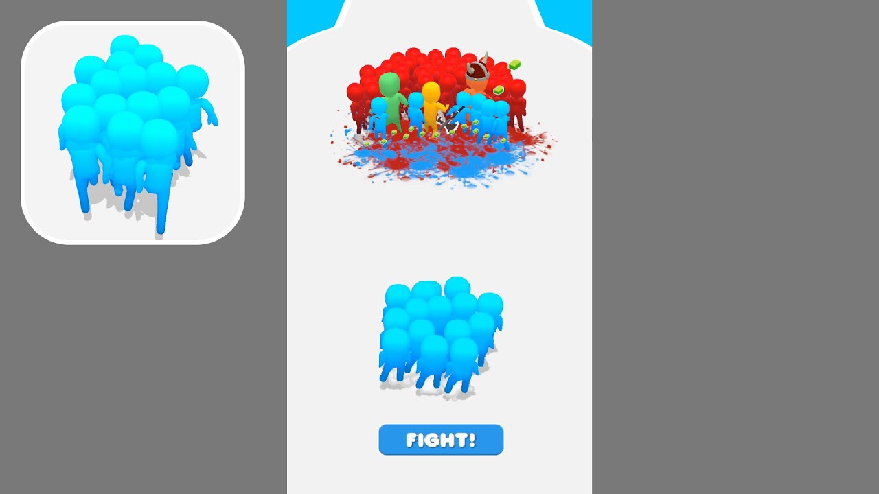 Crowd Fight ASMR - Gameplay Walkthrough - YouTube