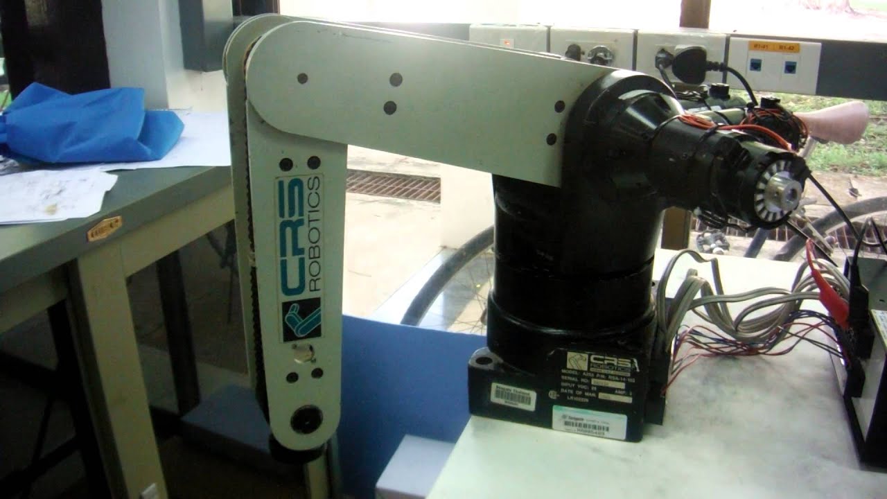 Repaired CRS robot - Capstone Project - YouTube