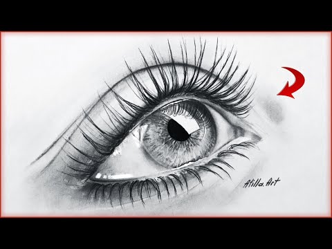 Göz Nasıl Çizilir? / Realistic Eye Drawing / 3D