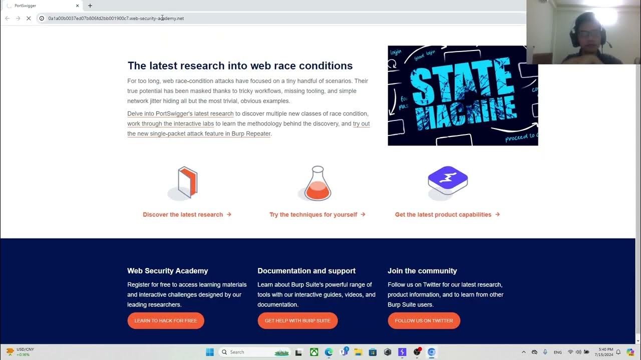 Lab: Web shell upload via race condition - YouTube