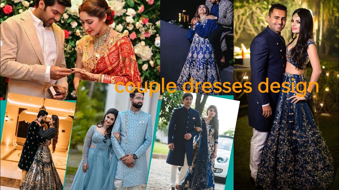 👩‍ ️‍👨 Wedding couple dresses design/same matching couple dresses ...