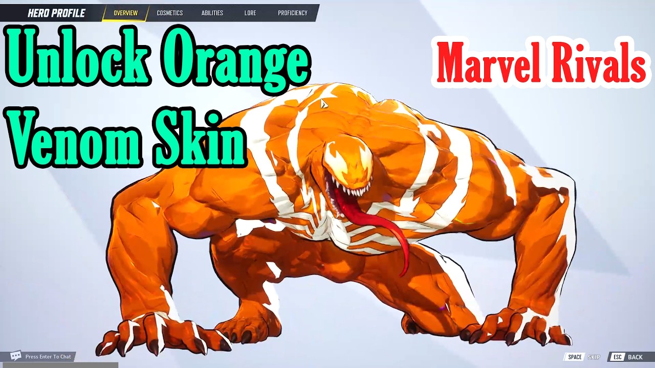 How to Get the Orange Venom Skin in Marvel Rivals (Hyper Orange) - YouTube