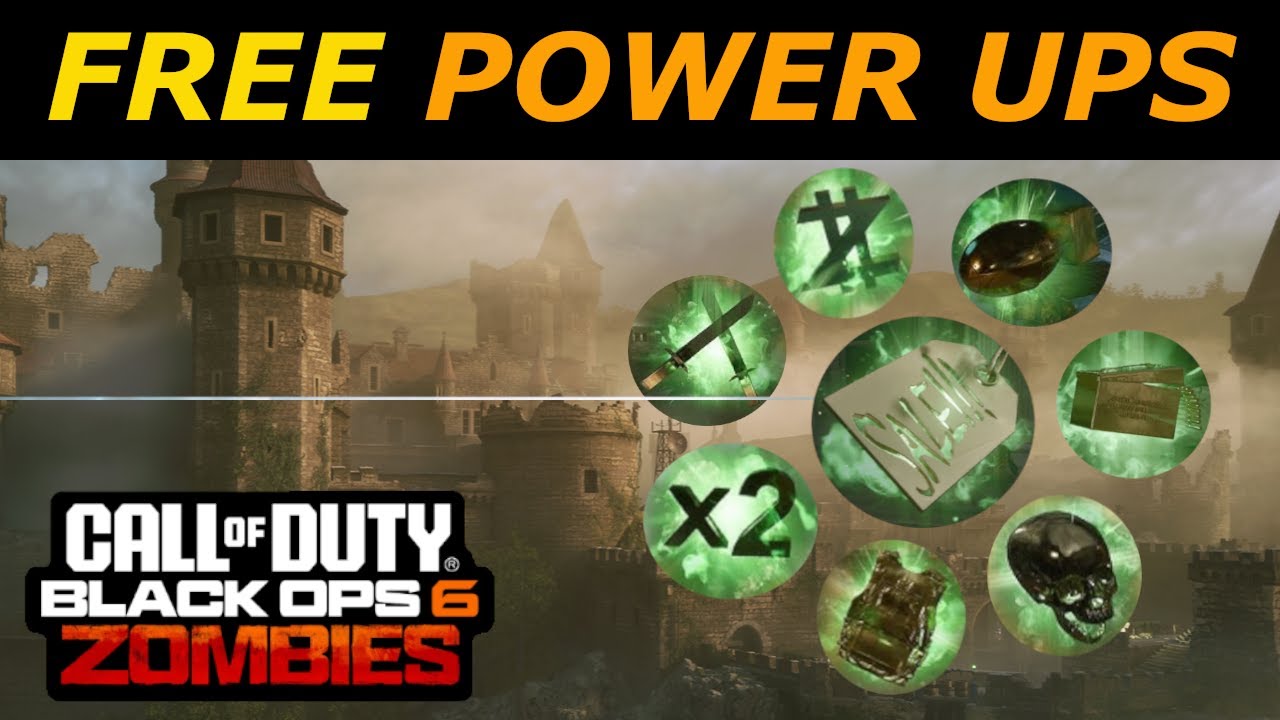 BLACK OPS 6 ZOMBIES - HOW TO DO GET ALL FREE POWER UPS ON CITADELLE DES ...