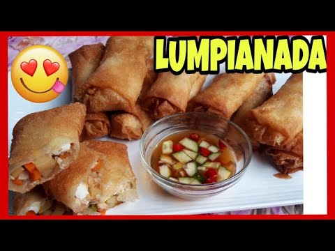 How to make Lumpianada | Lumpia + Empanada - YouTube