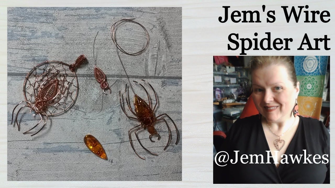 Wirework Spider Tutorial by Jem Hawkes - YouTube