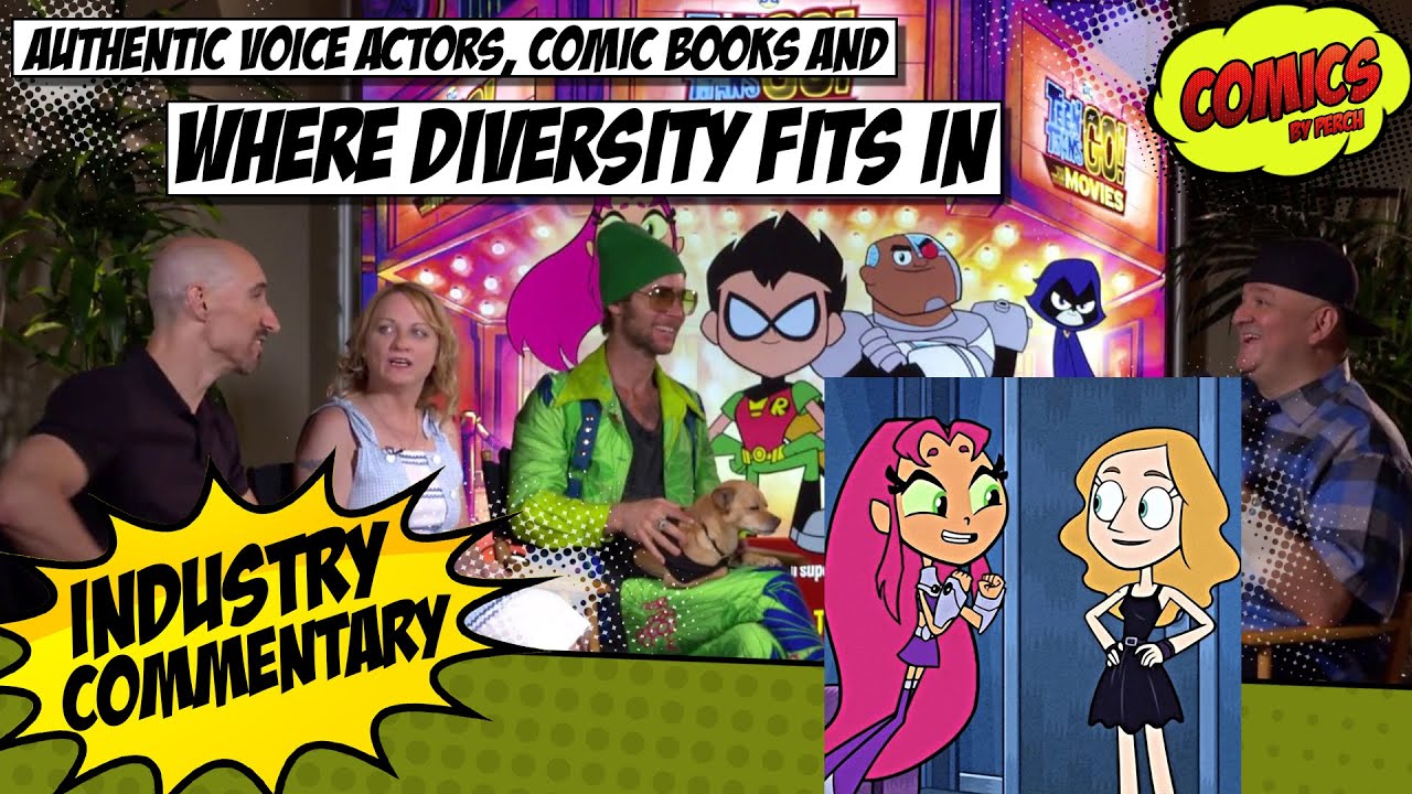 Voice acting, comic books and where diversity fits in - YouTube