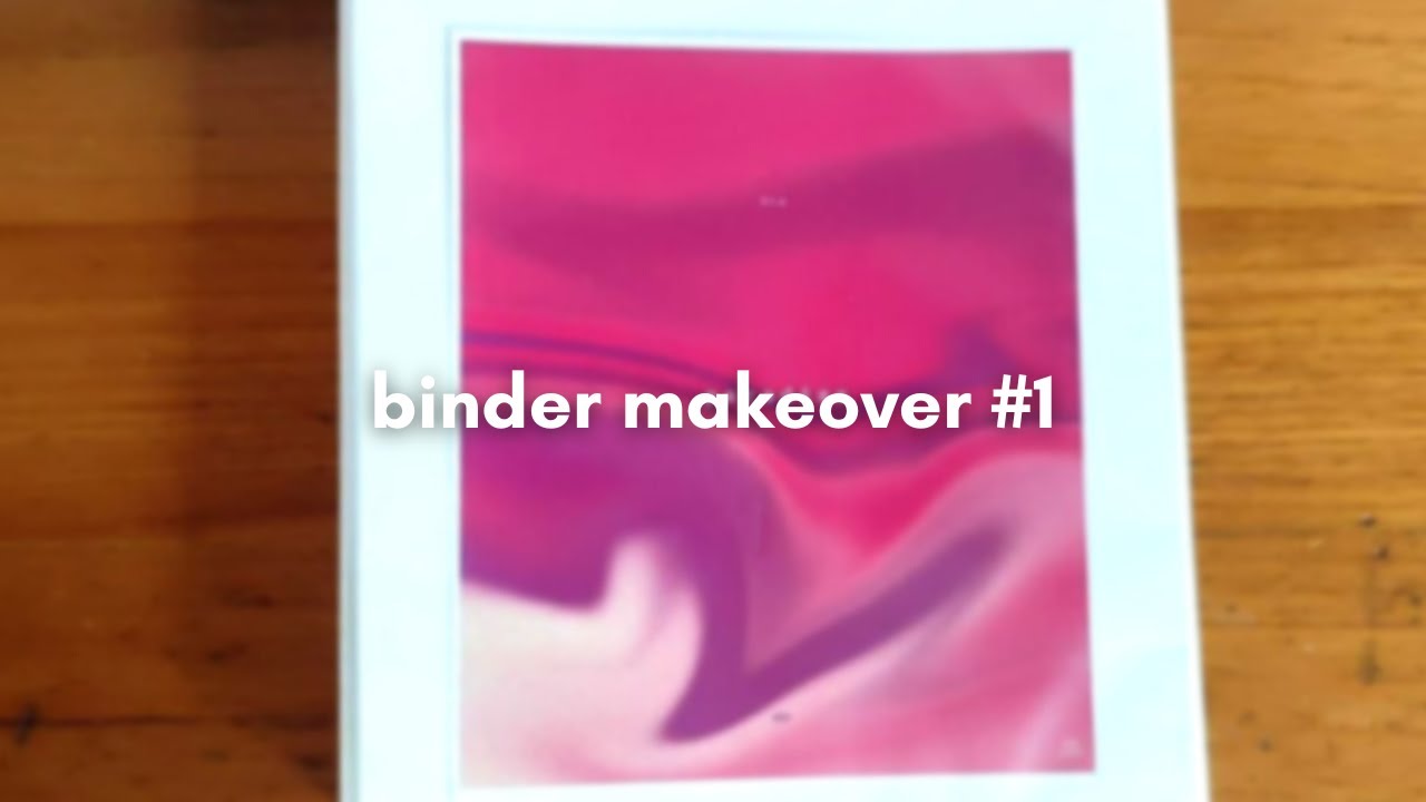 arrumando e decorando meu novo binder a4 ⭐ binder makeover - YouTube