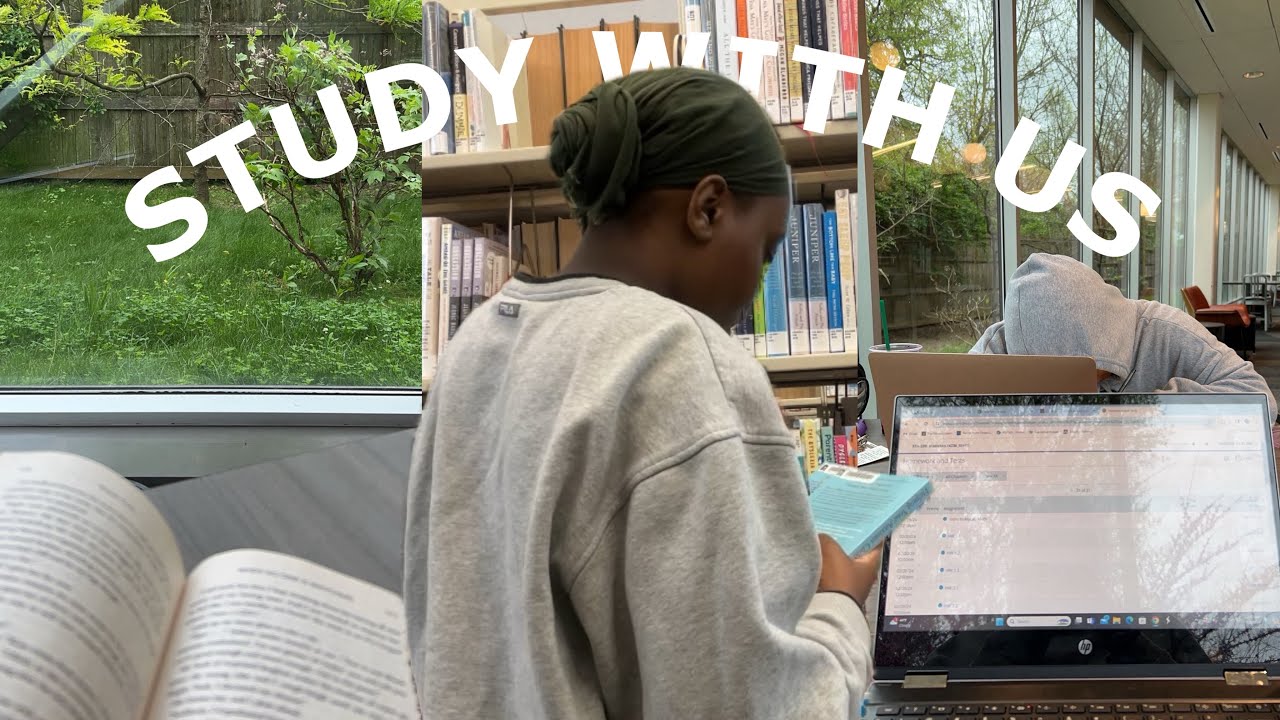 STUDY WITH US AT THE LIBRARY | ItsLahai - YouTube