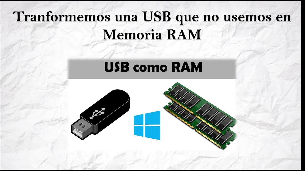 Usar USB como RAM : Más Ram usando una usb - YouTube