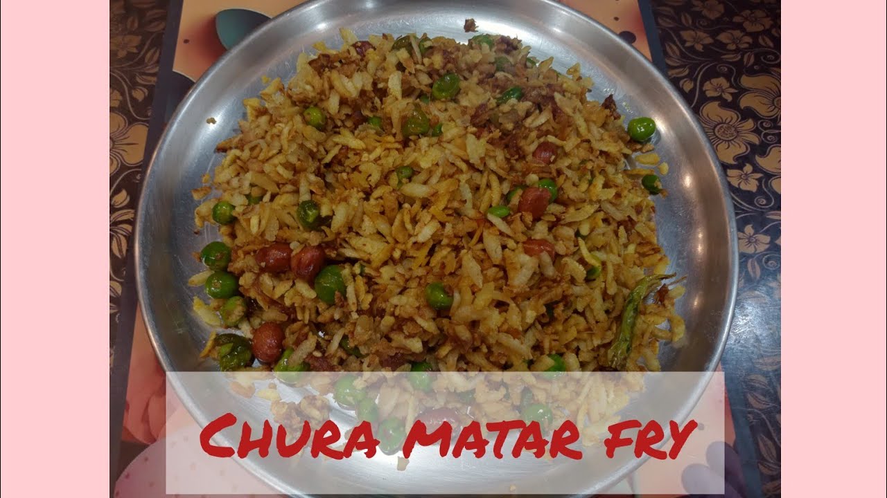 Winter Special Snack ll Chura Matar Fry ll - YouTube