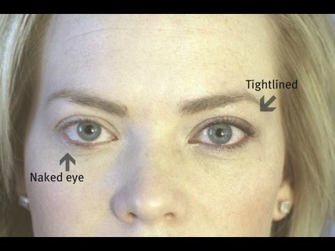 How to Tightline your Eyes: Shortened - YouTube