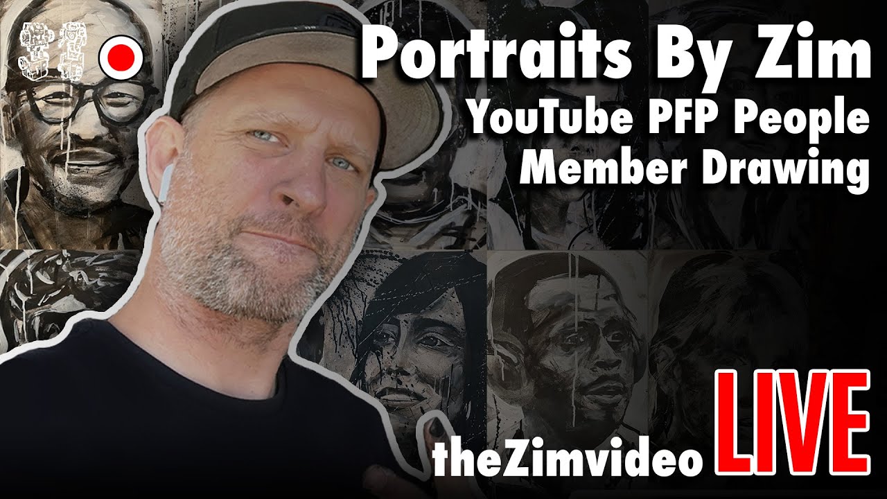 PFP People YouTube Member Drawing - LIVE - ART - YouTube