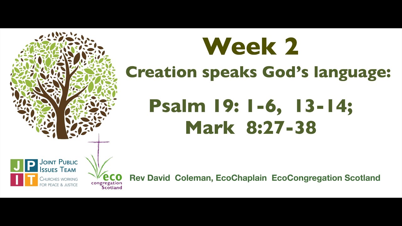 Season of Creation Week 2 : Creation Speaks God's Language - YouTube