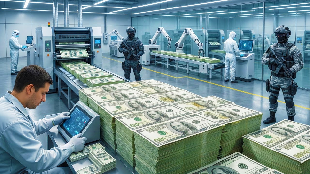 Inside a Modern Dollar Factory: How the World’s Most Secure Currency Is ...