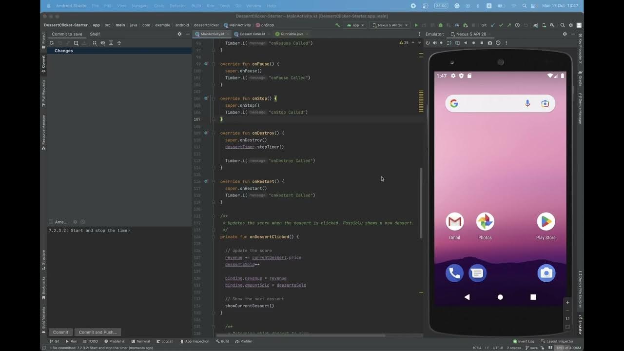 Lecture 6, Activity and Fragment Lifecycle, part 2 - YouTube