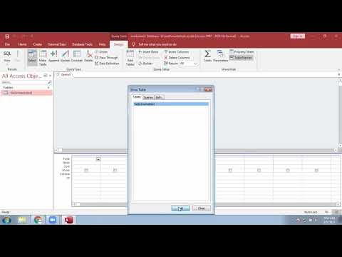 access query marksheet - YouTube
