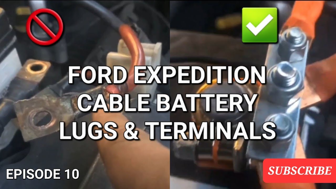 2003 FORD EXPEDITION CABLE BATTERY LUGS & TERMINAL REPLACEMENT - YouTube