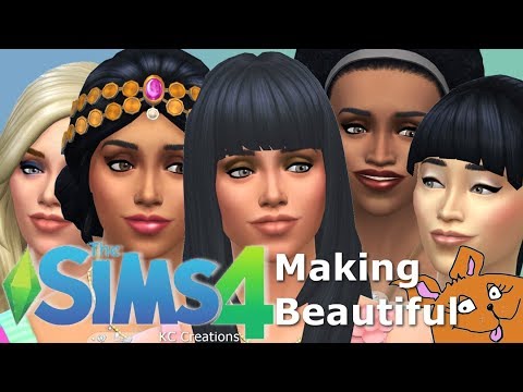 Sims 4 CAS Tutorial - Making Beautiful Sims Tricks & Tips - YouTube