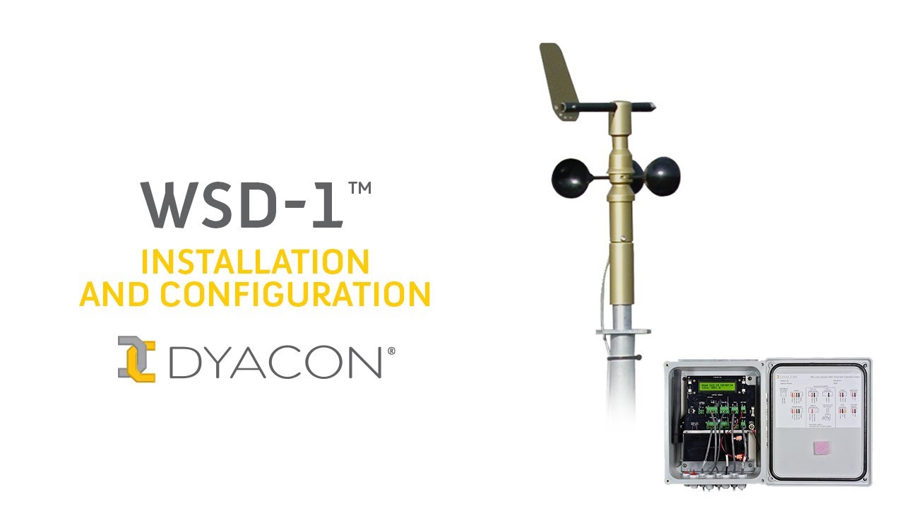 Wind Sensor Installation and Configuration - YouTube