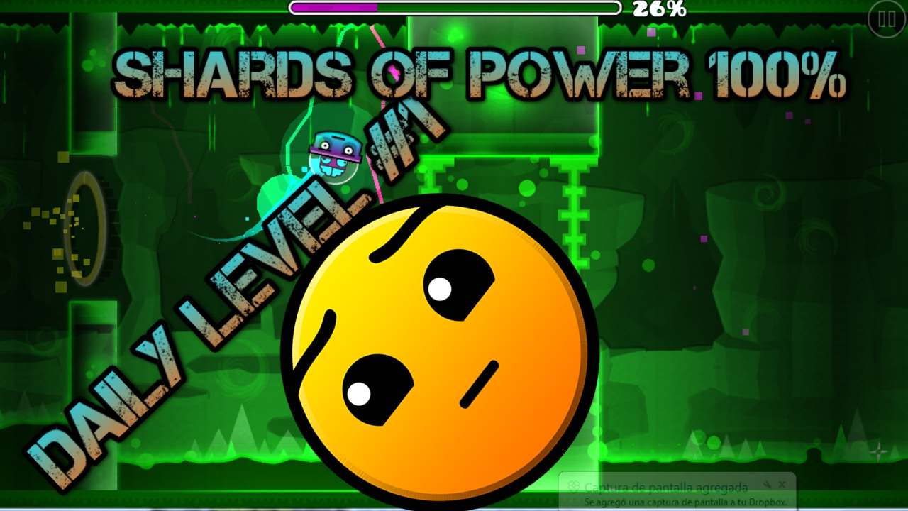 Daily level #1 ''Shards of power'' (HARD 5*) Geometry dash 2.1 - YouTube