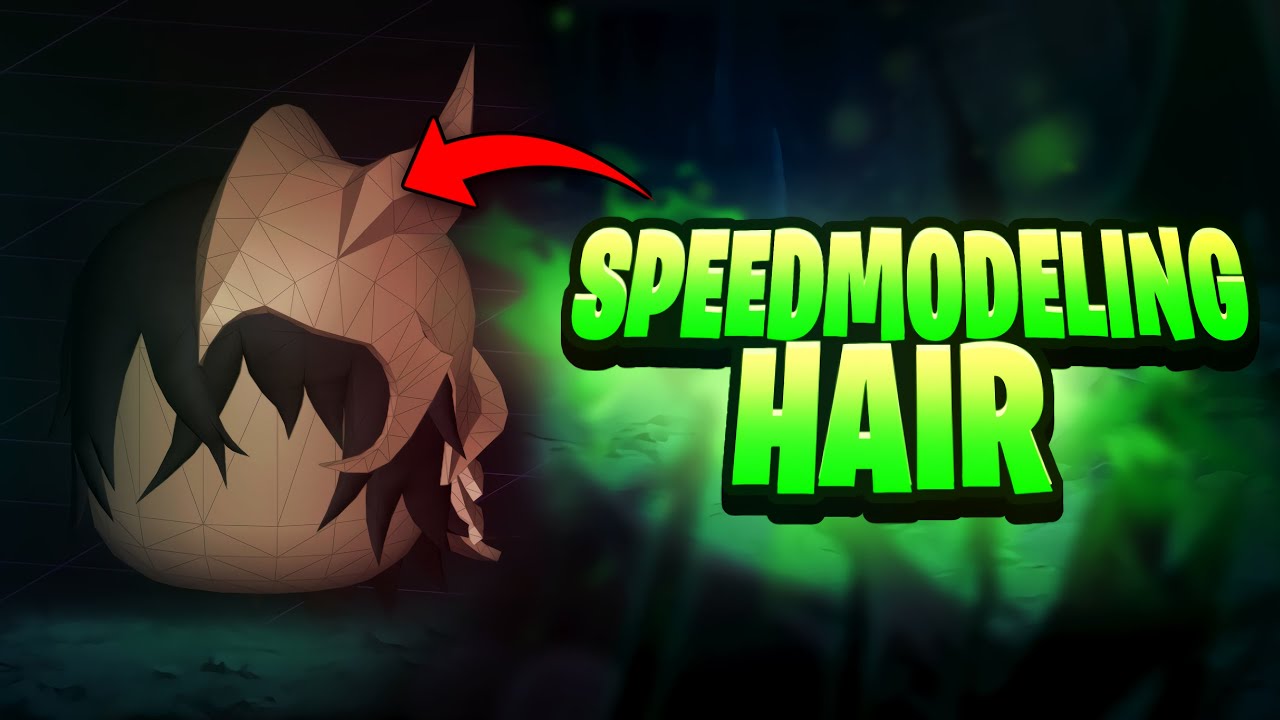 How to model hair (Speedmodeling) (Roblox) - YouTube