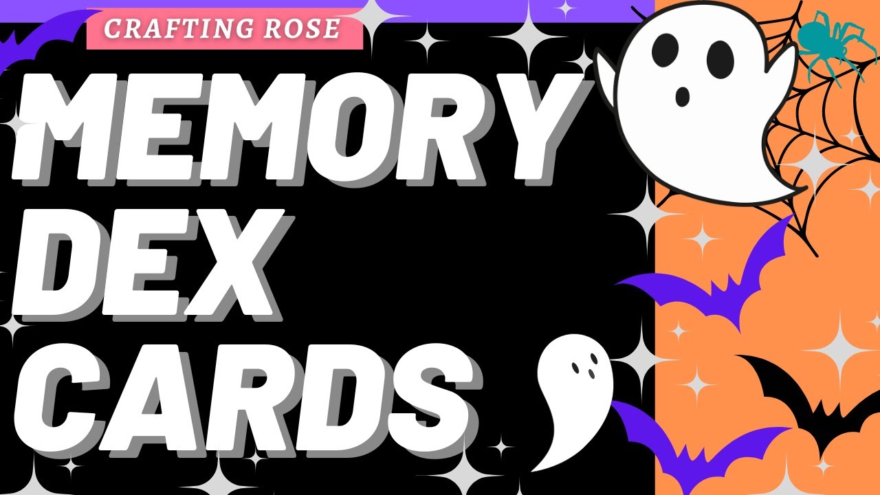 Creepy Halloween Black Cat Memory Dex Cards | #atcmdcopencollab - YouTube