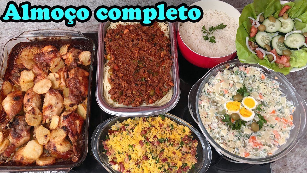 ALMOÇO DE DOMINGO COMPLETO E DELICIOSO #COMIDACASEIRA - YouTube