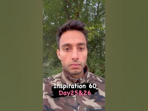 Inspiration 60, Day25&26 - YouTube