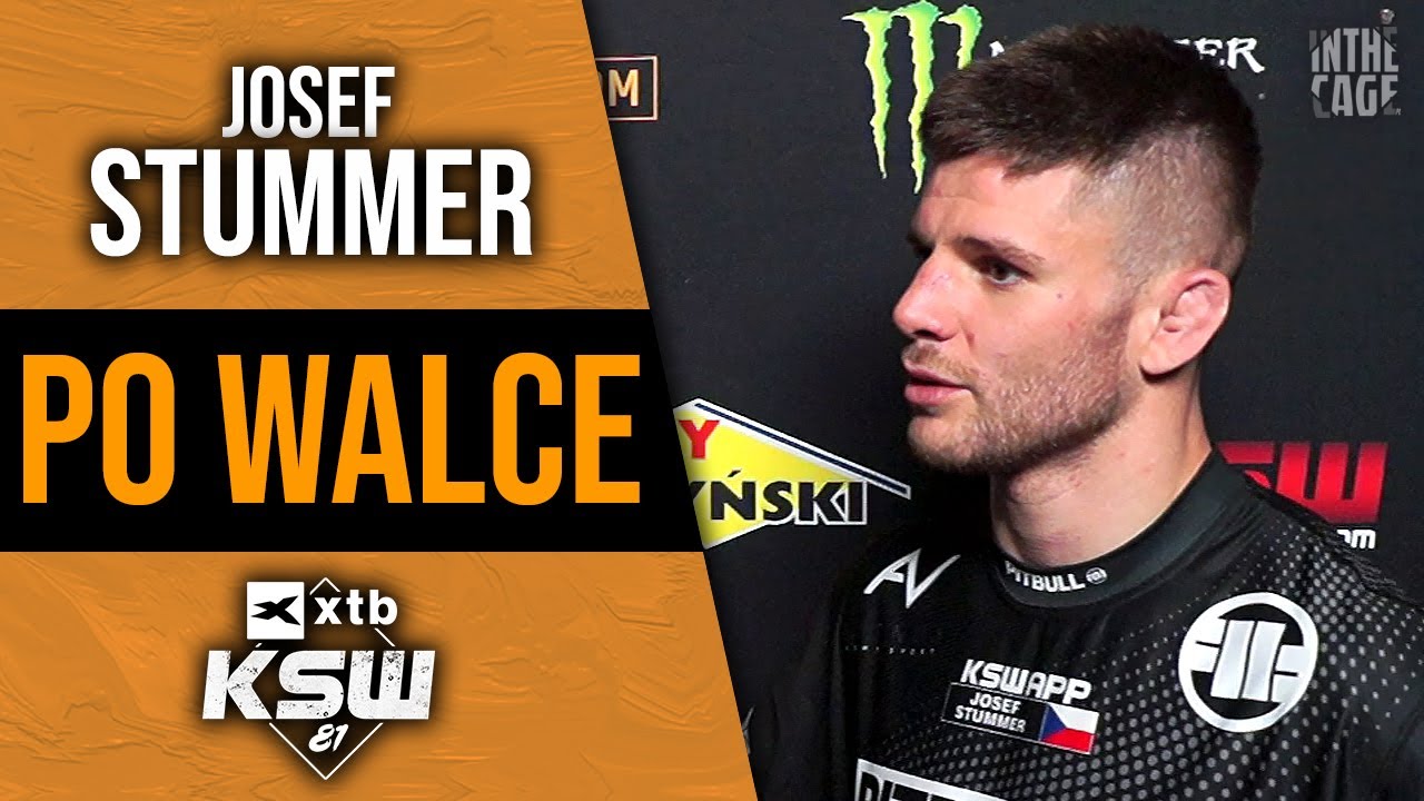 Josef STUMMER wypunktował Kujawę na KSW 81: "Nie pamiętam tego nokdaunu ...