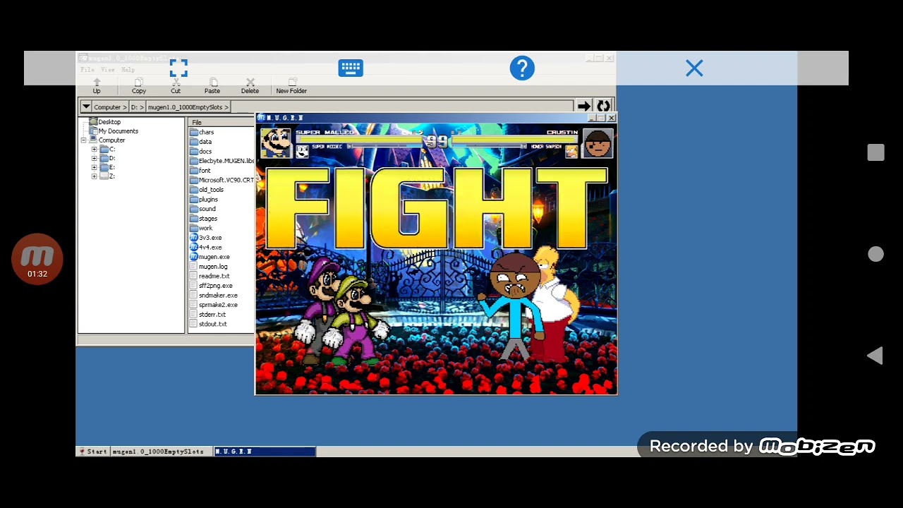 Lily Mugen Battle #1262: Super Malleo & Super Weegee vs Crustin & Homer ...