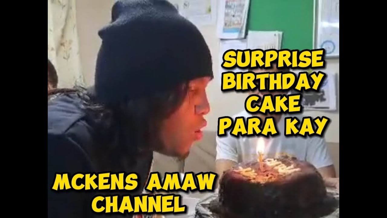 Na-surprise ako sa cake nila 🎂😲🤣😂🙄 - YouTube