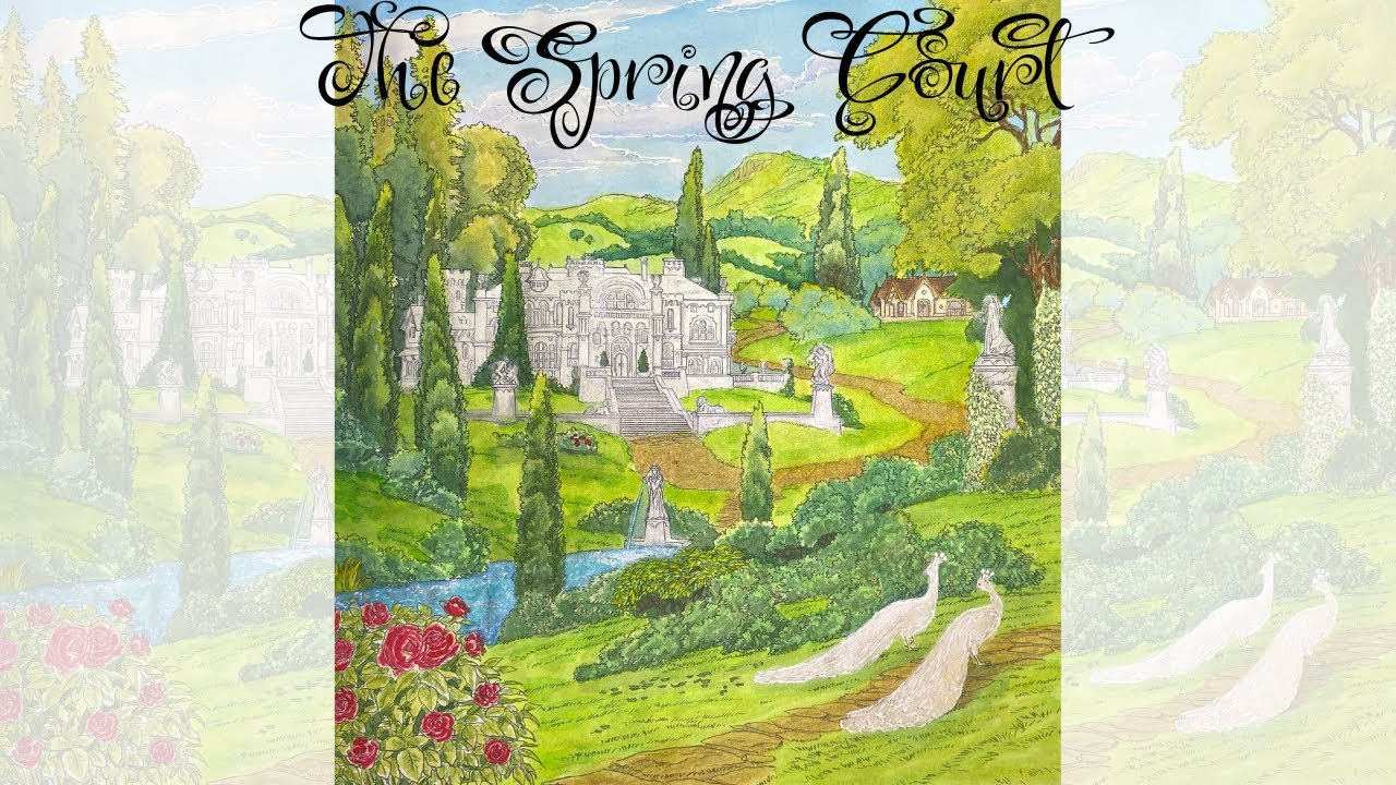 Hello Spring! Speed painting The Spring Court from ACOTAR - YouTube
