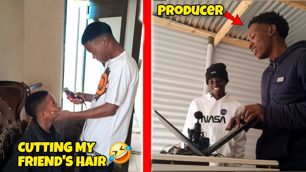 First time in a Studio with my rapper friend! - YouTube