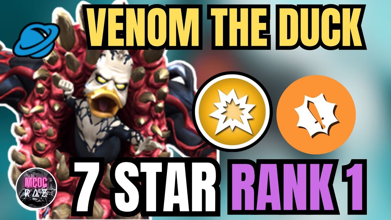 "7⭐ VENOM THE DUCK Is OFFICIALLY BEYOND GOD TIER Now! 🤯🔥 | Rank 1 ...