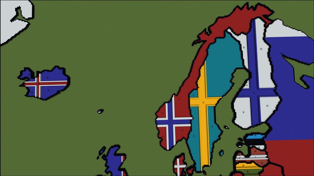 How To Build A Small Scale World Map pt.24 The Nordics - YouTube