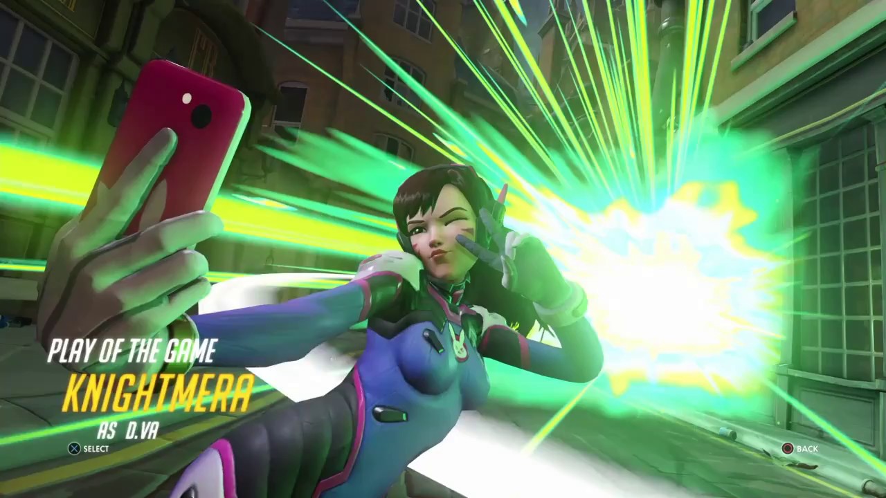 Overwatch uprising dva selfie play of the game - YouTube