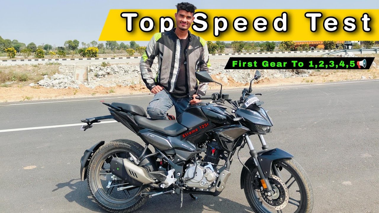 Finally Hero Xtreme 125r Top Speed Test | Xtreme 125r Top Speed First ...