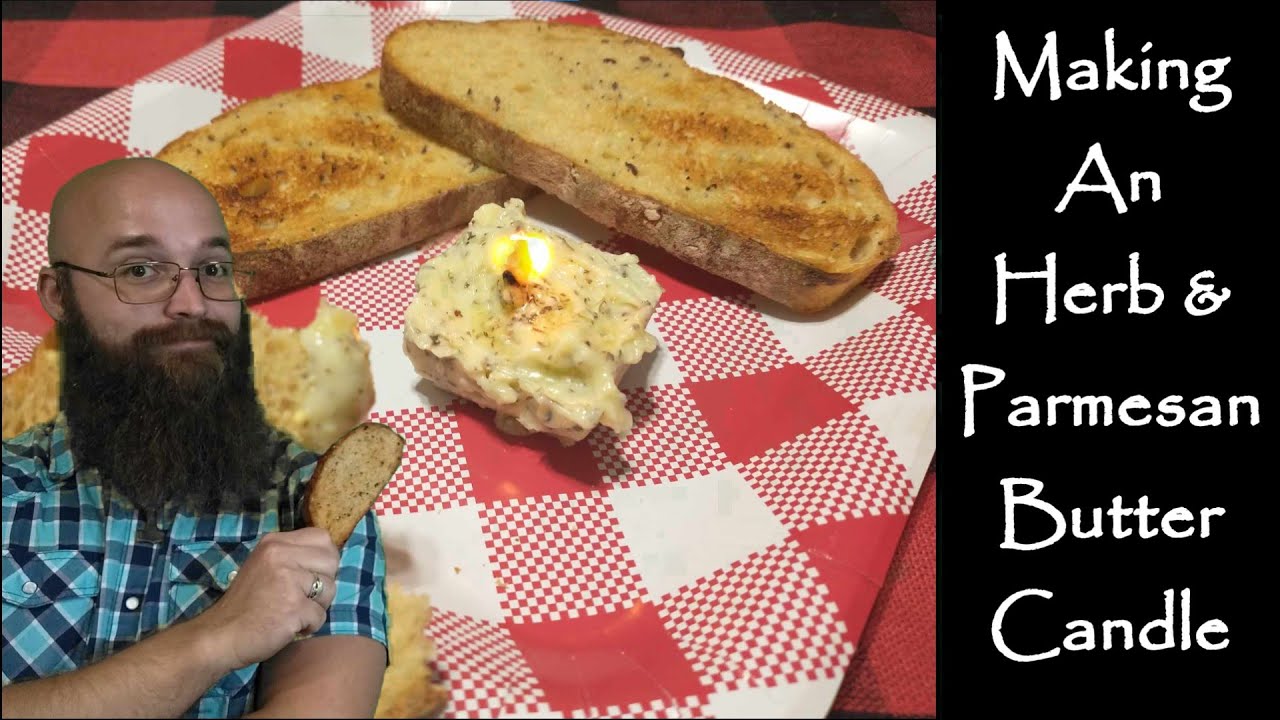 Making An Herb & Parmesan Butter Candle - YouTube