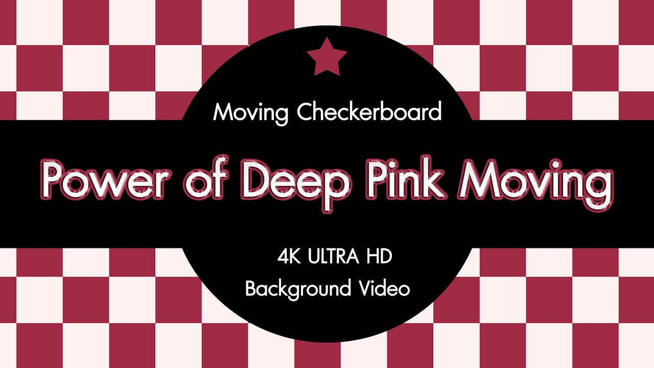 Pink Moving Checkerboard Background Video - YouTube