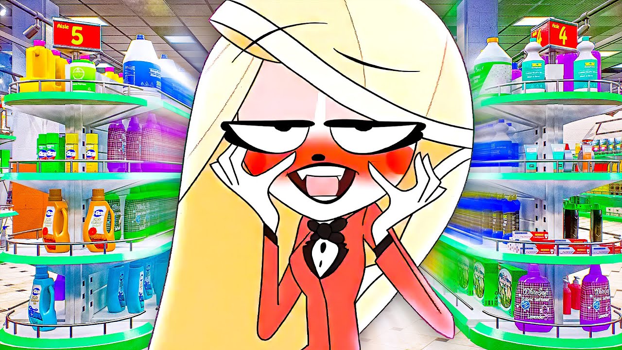 Charlie From Hazbin Hotel Supermarket 4k Verbalase 50k Meme