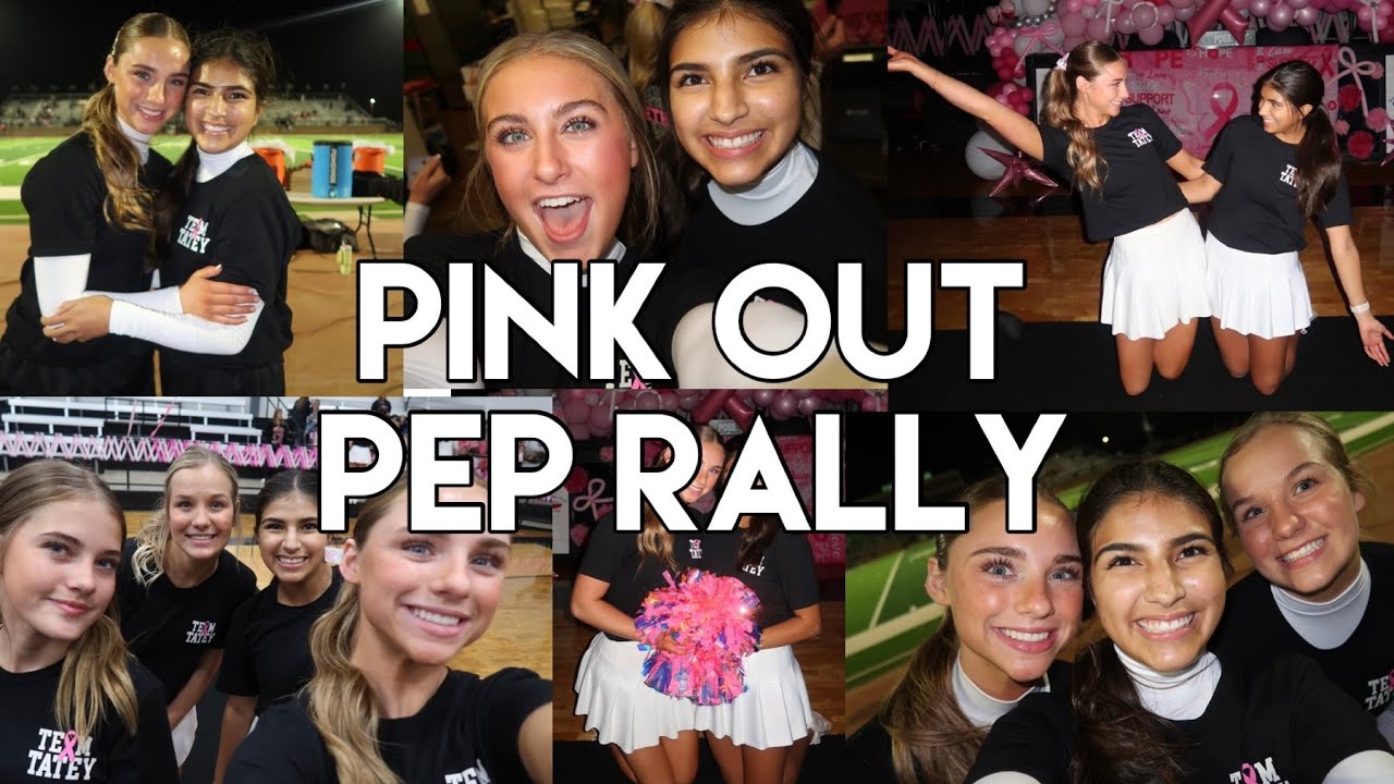 PINK OUT PEP RALLY - YouTube